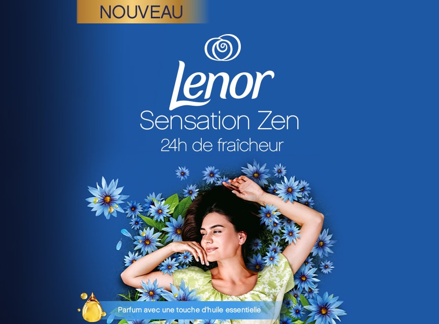Lessive Lenor : une fraîcheur durable jusqu'à une semaine